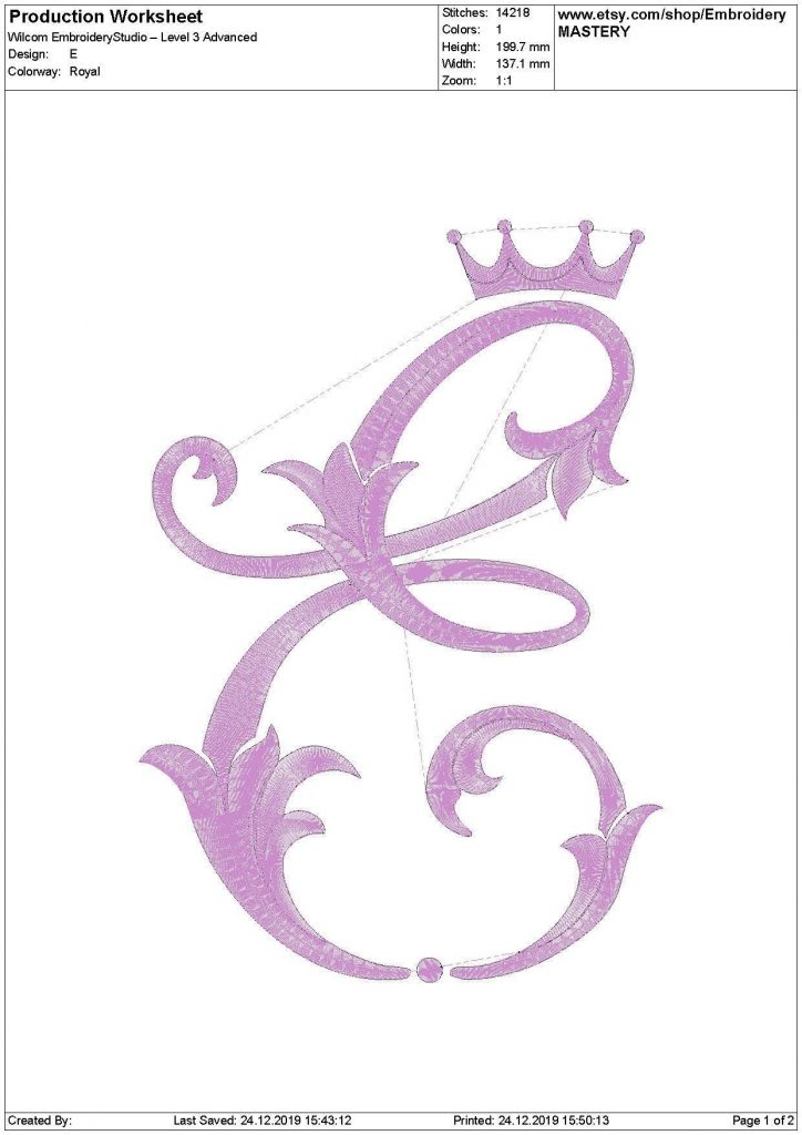 Queen letter E embroidery design. Font embroidery. Monogram Embroidery ...