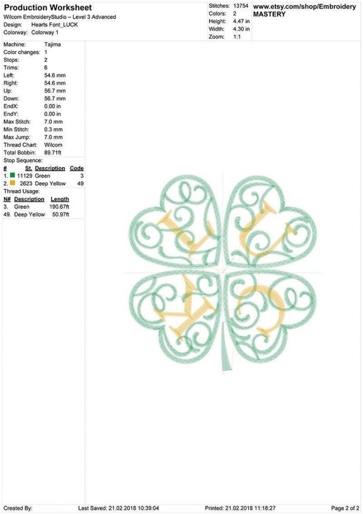 Four Leaf Clover Embroidery Design. Luck pattern. Good Luck embroidery ...